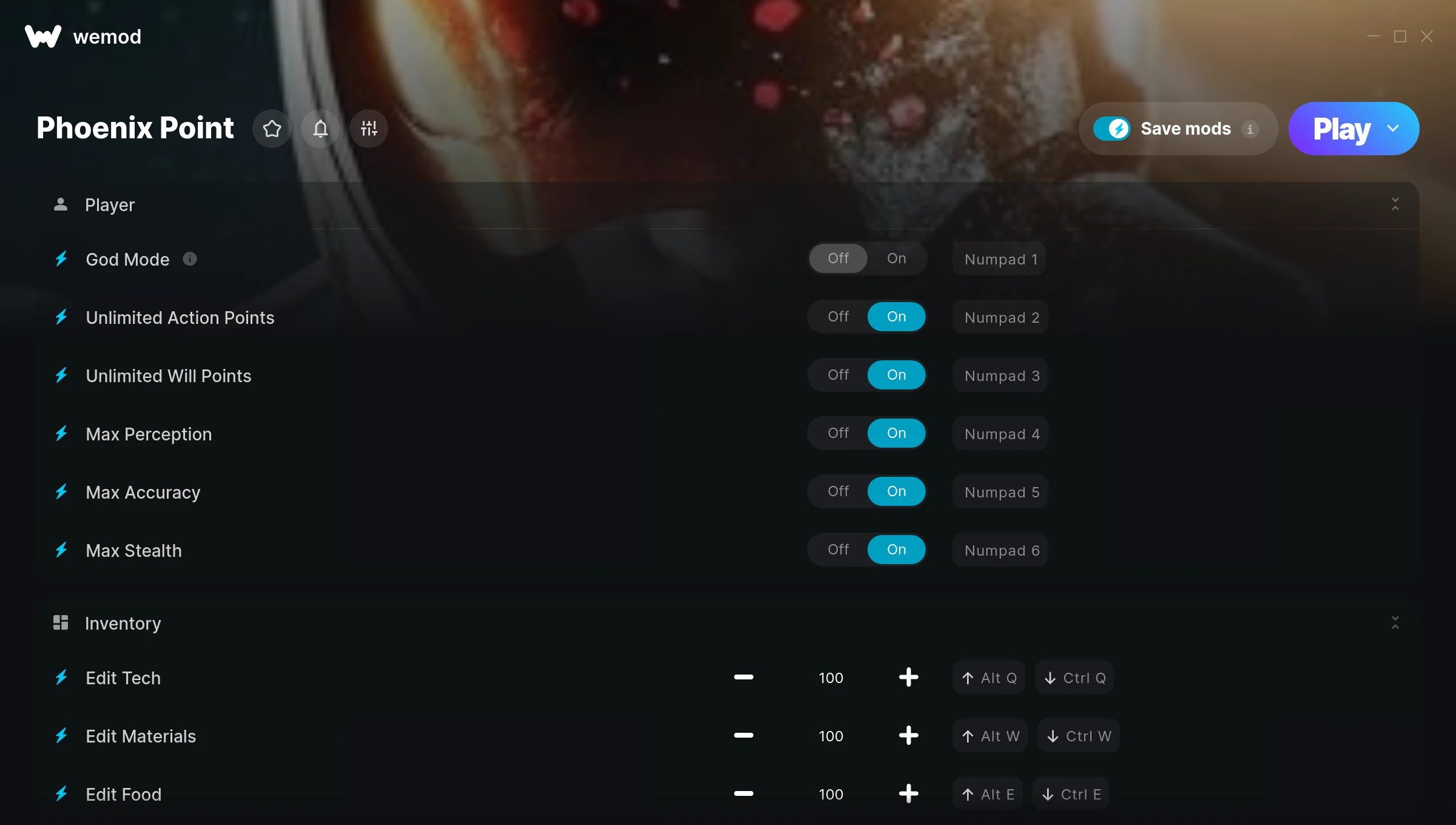 Phoenix Point Cheats & Trainers for PC | WeMod