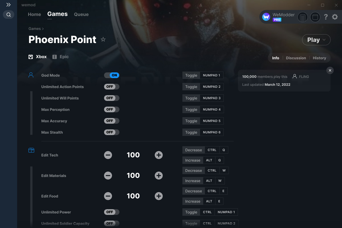Phoenix Point Cheats and Trainer for Epic Games - Trainers - WeMod ...