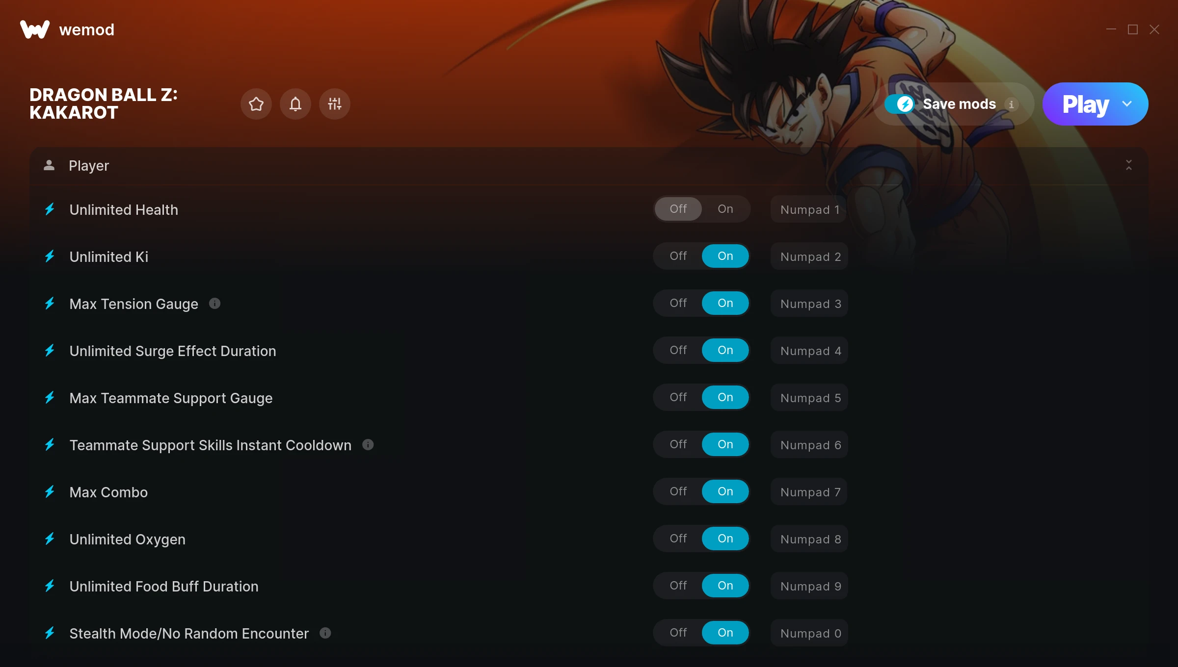 DRAGON BALL Z: KAKAROT Cheats & Trainers for PC | WeMod