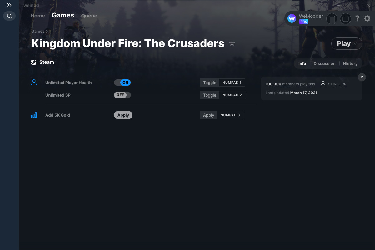 Kingdom Under Fire: The Crusaders Cheats and Trainer for Steam ...