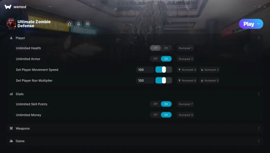 Ultimate Zombie Defense Cheats & Trainers for PC | WeMod