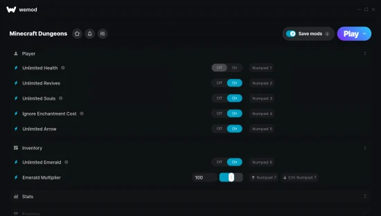 Minecraft Dungeons Cheats & Trainers for PC | WeMod