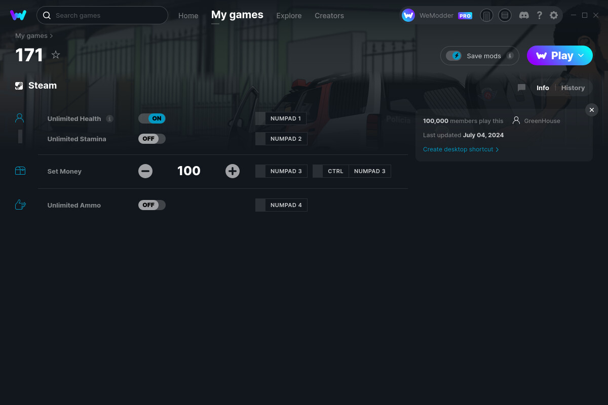 171 Cheats and Trainer for Steam - Trainers - WeMod Community