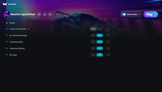 Need for Speed Heat Cheats, Trainers and Maps for PC | WeMod