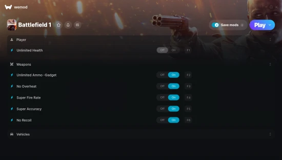 Battlefield 1 Cheats & Trainers for PC | WeMod