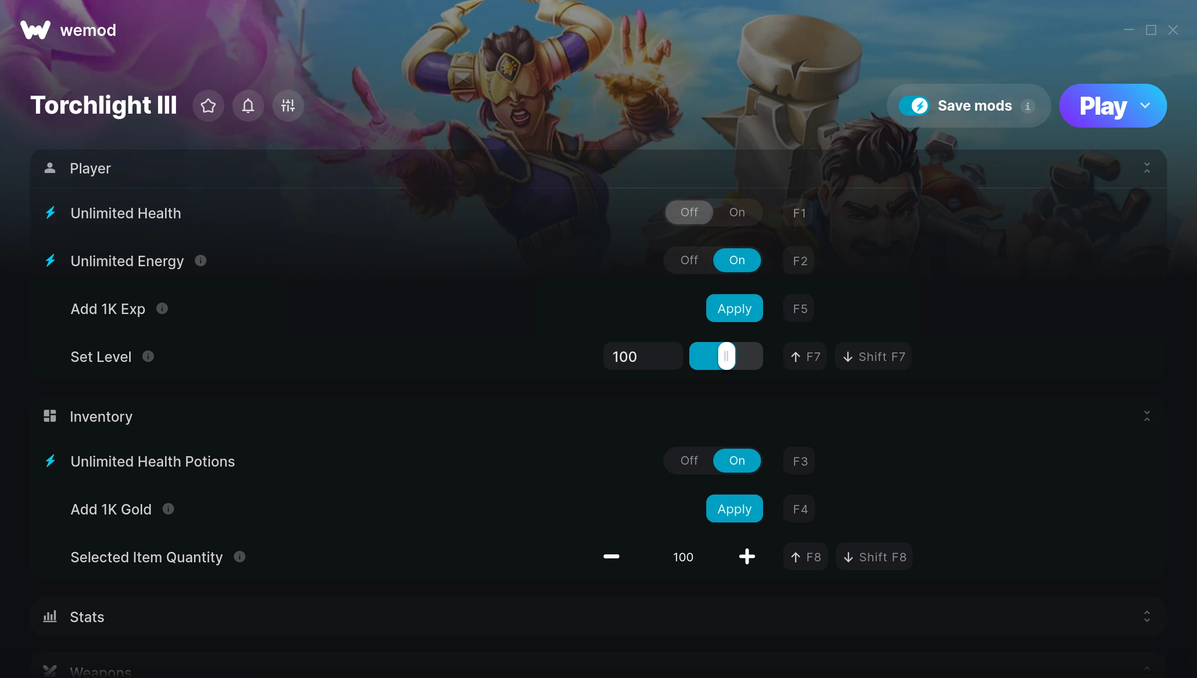 Torchlight Iii Cheats And Trainers For Pc Wemod