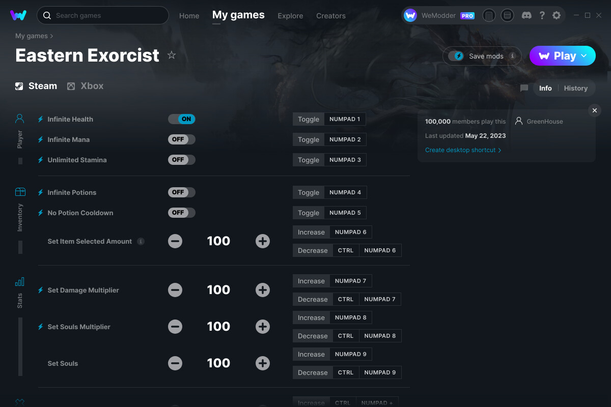 Eastern Exorcist Cheats and Trainer for Steam - Trainers - WeMod Community