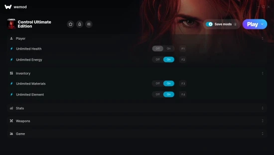 Control Ultimate Edition Cheats & Trainers for PC | WeMod