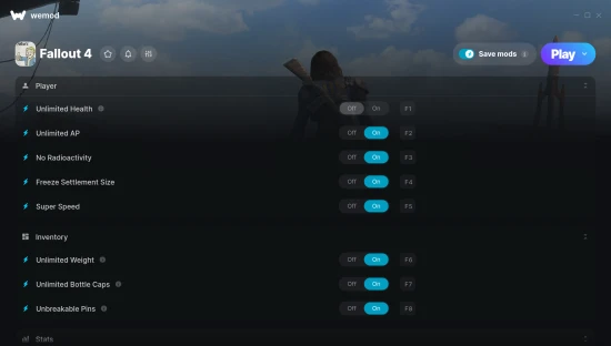 Fallout 4 Cheats, Trainers and Maps for PC | WeMod