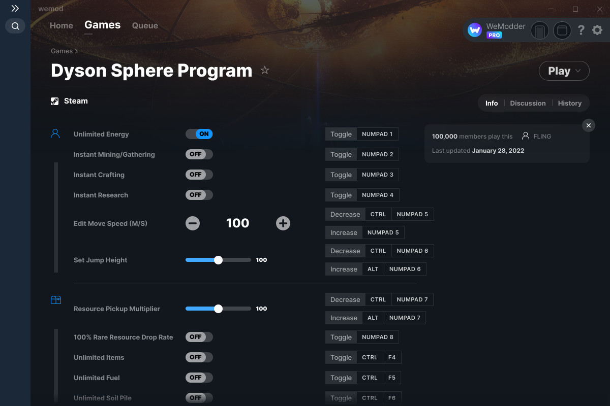 Dyson Sphere Program Cheats and Trainer for Steam - Trainers - WeMod ...