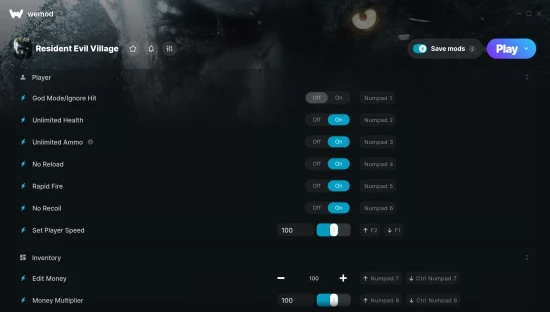 Resident Evil Village Cheats & Trainers for PC | WeMod