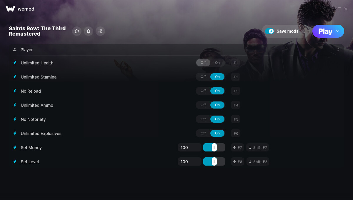 Saints Row: The Third Remastered Cheats and Trainer for Steam ...