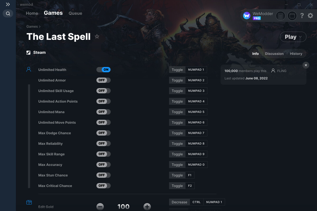 The Last Spell Cheats and Trainer for Steam - Trainers - WeMod Community