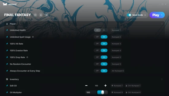 FINAL FANTASY Cheats & Trainers for PC | WeMod