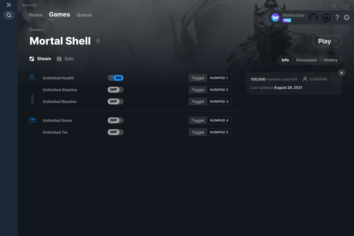 Mortal Shell Cheats and Trainer for Steam - Trainers - WeMod Community