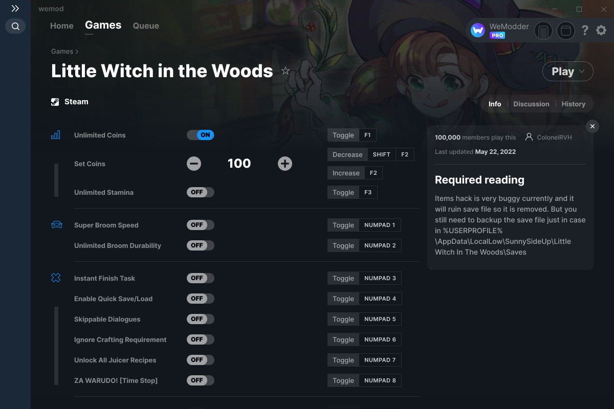 Little Witch in the Woods Cheats and Trainer for Steam - Trainers ...