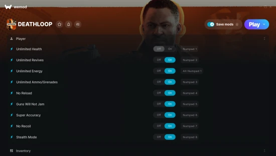 DEATHLOOP Cheats & Trainers for PC | WeMod