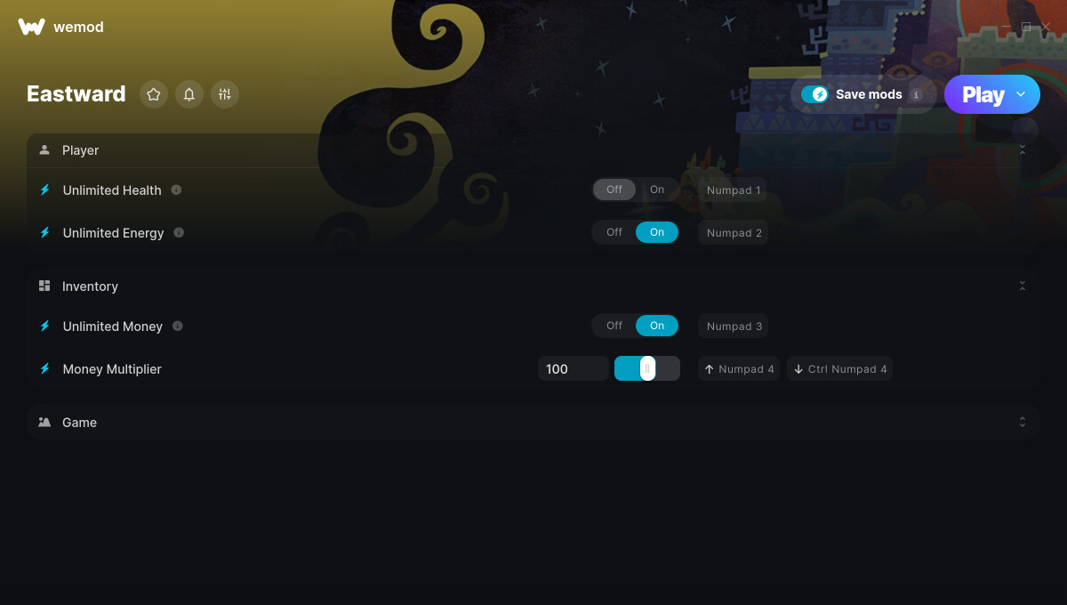 Eastward Cheats and Trainer for Steam - Trainers - WeMod Community