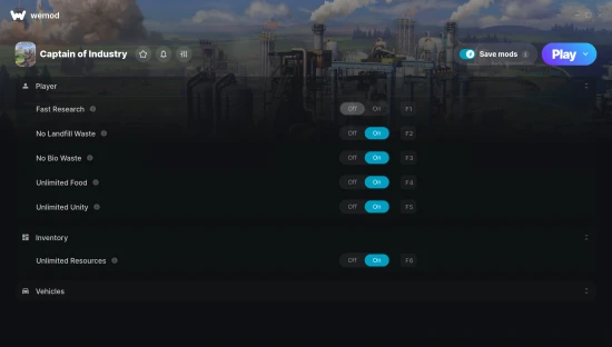 Captain of Industry Cheats & Trainers for PC | WeMod