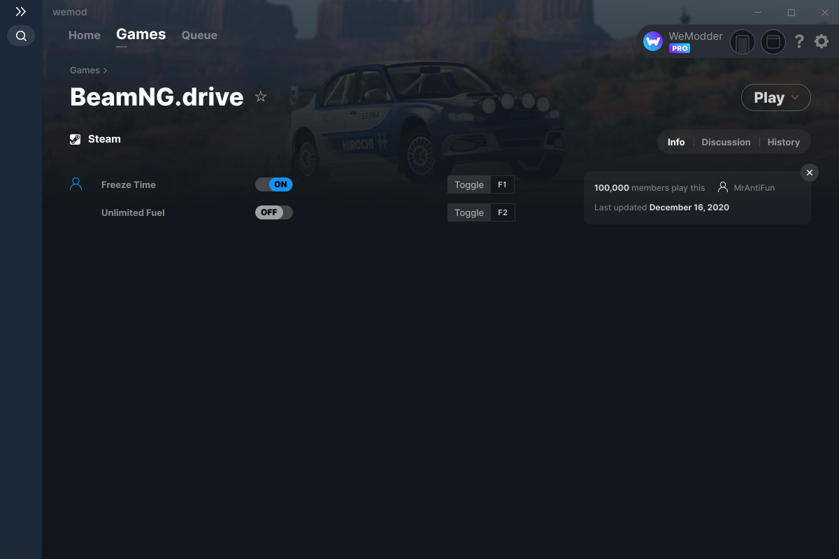 BeamNG.drive Cheats and Trainer for Steam - Trainers - WeMod Community