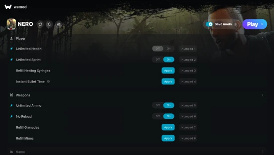 NERO Cheats & Trainers for PC | WeMod