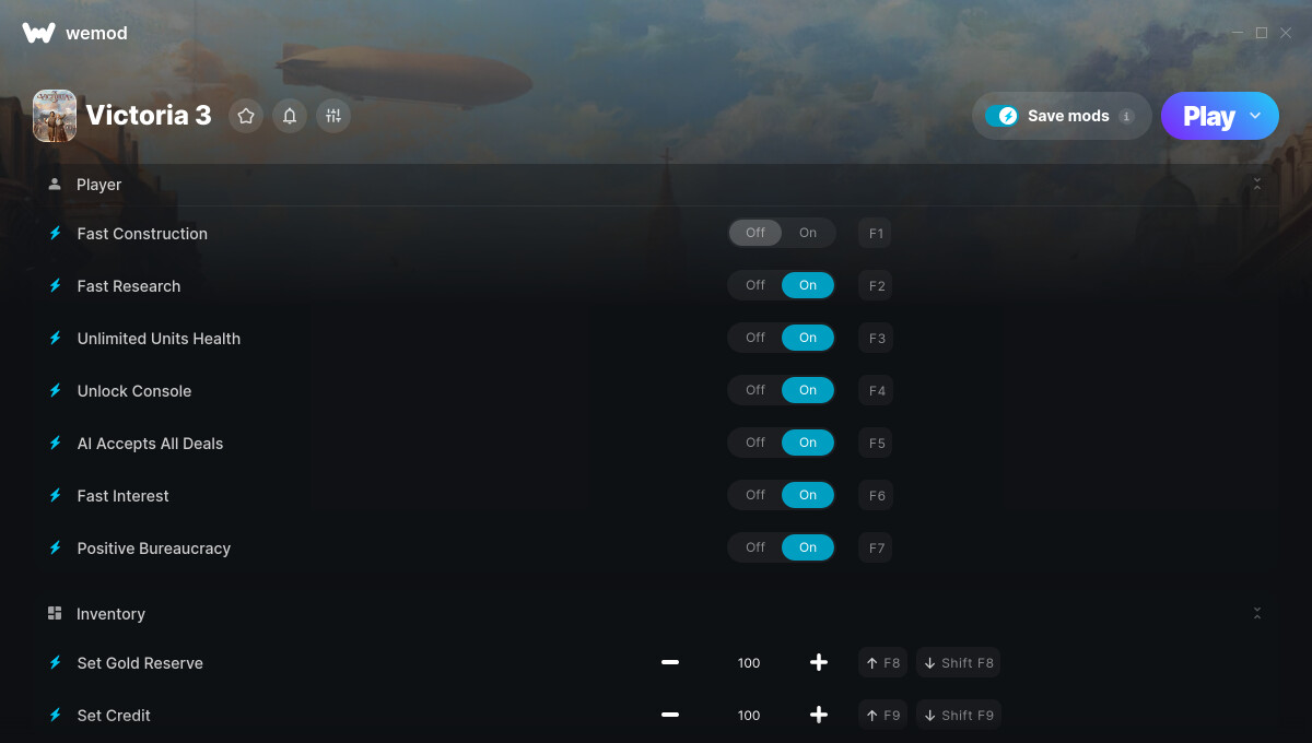 Victoria 3 Cheats and Trainer for Steam - Trainers - WeMod Community