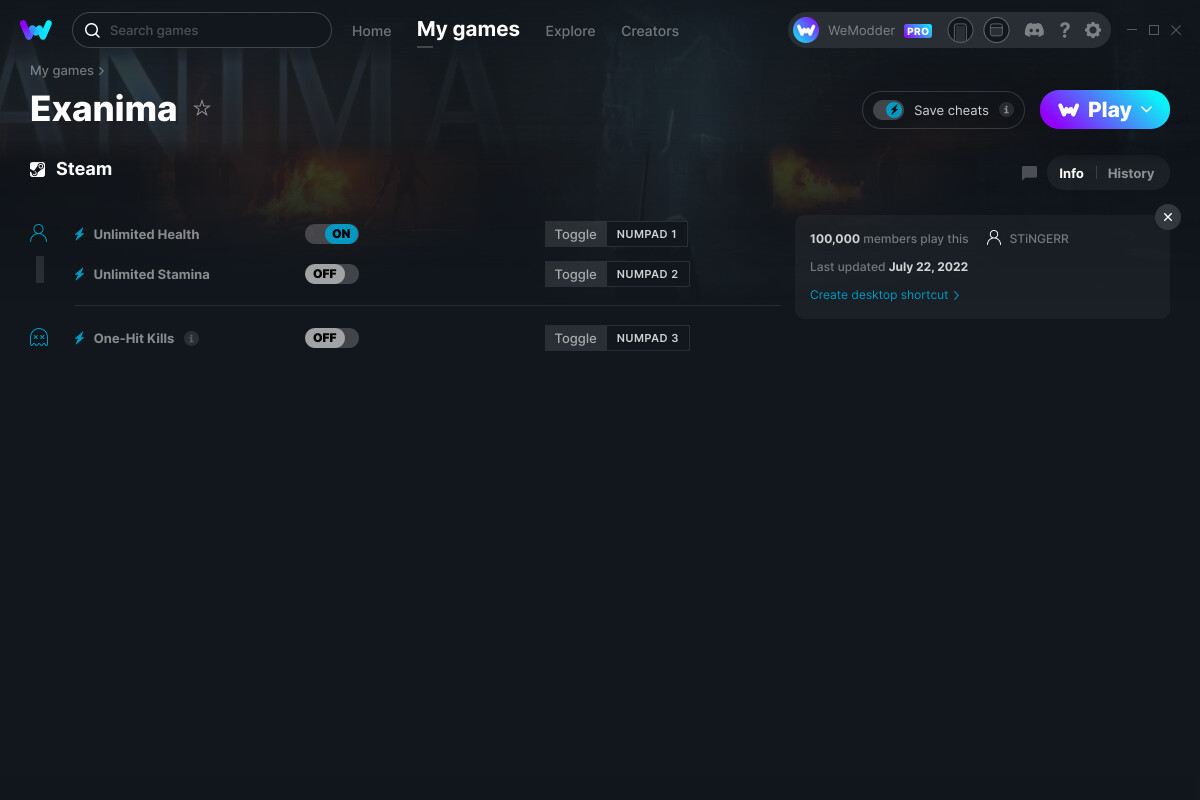 Exanima Cheats and Trainer for Steam - Trainers - WeMod Community