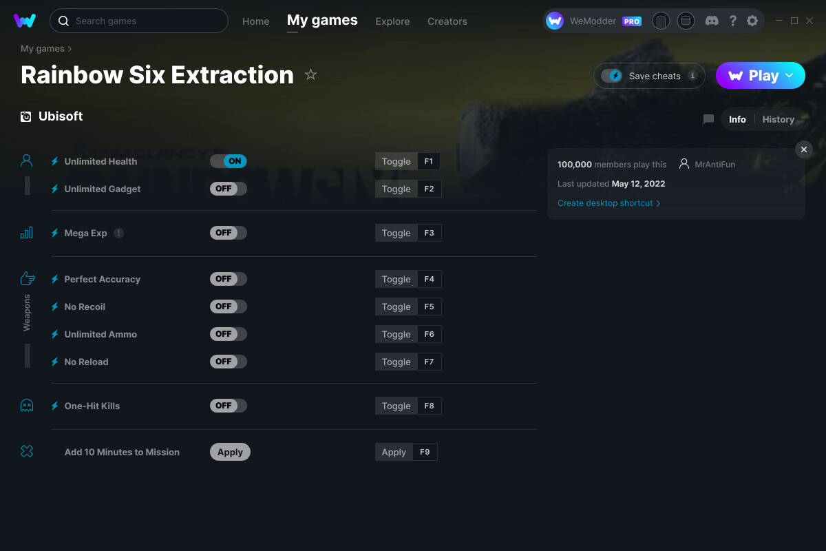 Rainbow Six Extraction Cheats and Trainer for Ubisoft - Trainers ...
