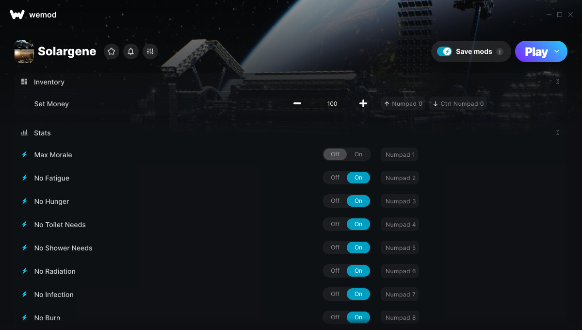 Solargene Cheats and Trainer for Steam - Trainers - WeMod Community