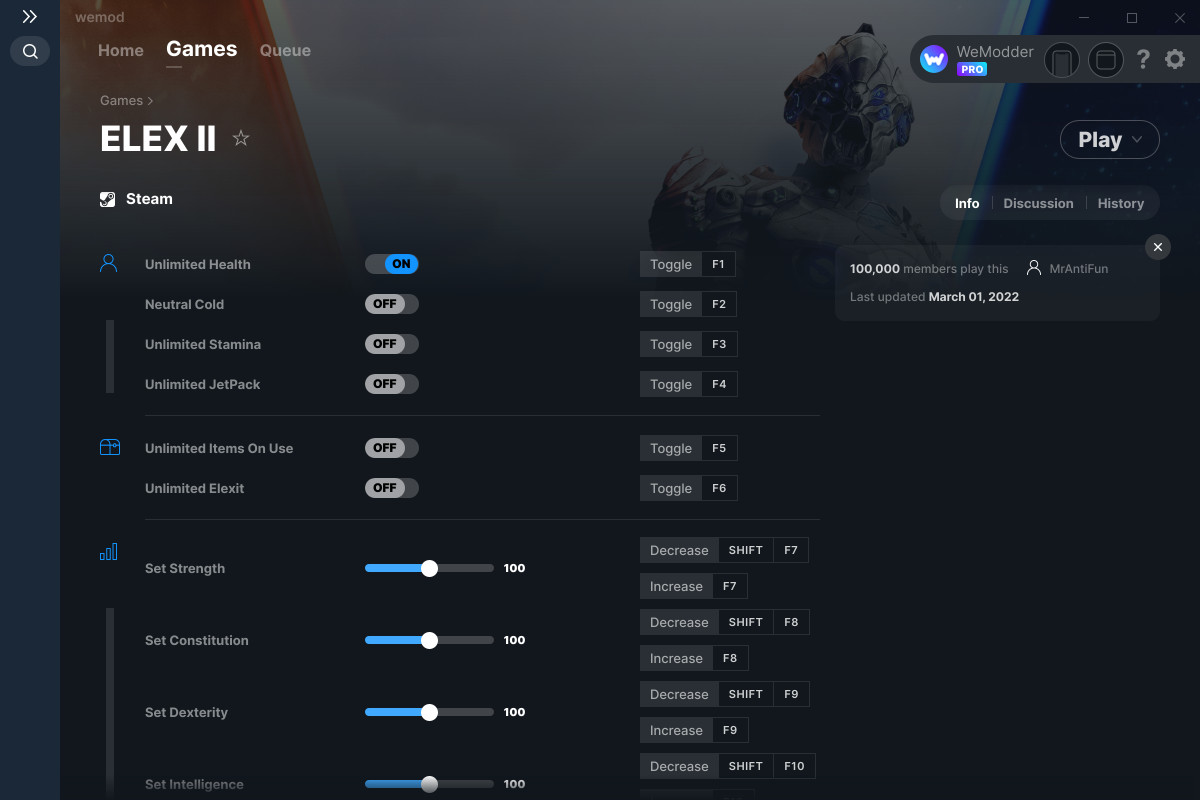 ELEX II Cheats and Trainer for Steam - Trainers - WeMod Community