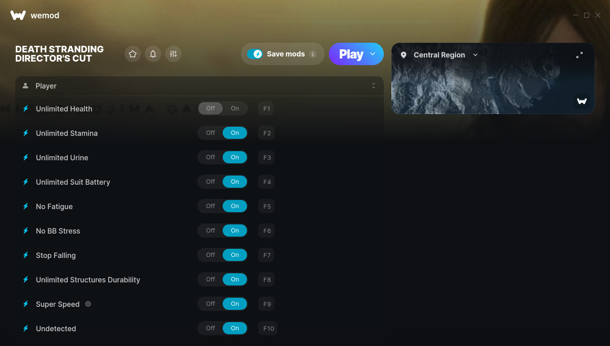 DEATH STRANDING DIRECTOR'S CUT Cheats and Trainer for Epic Games ...