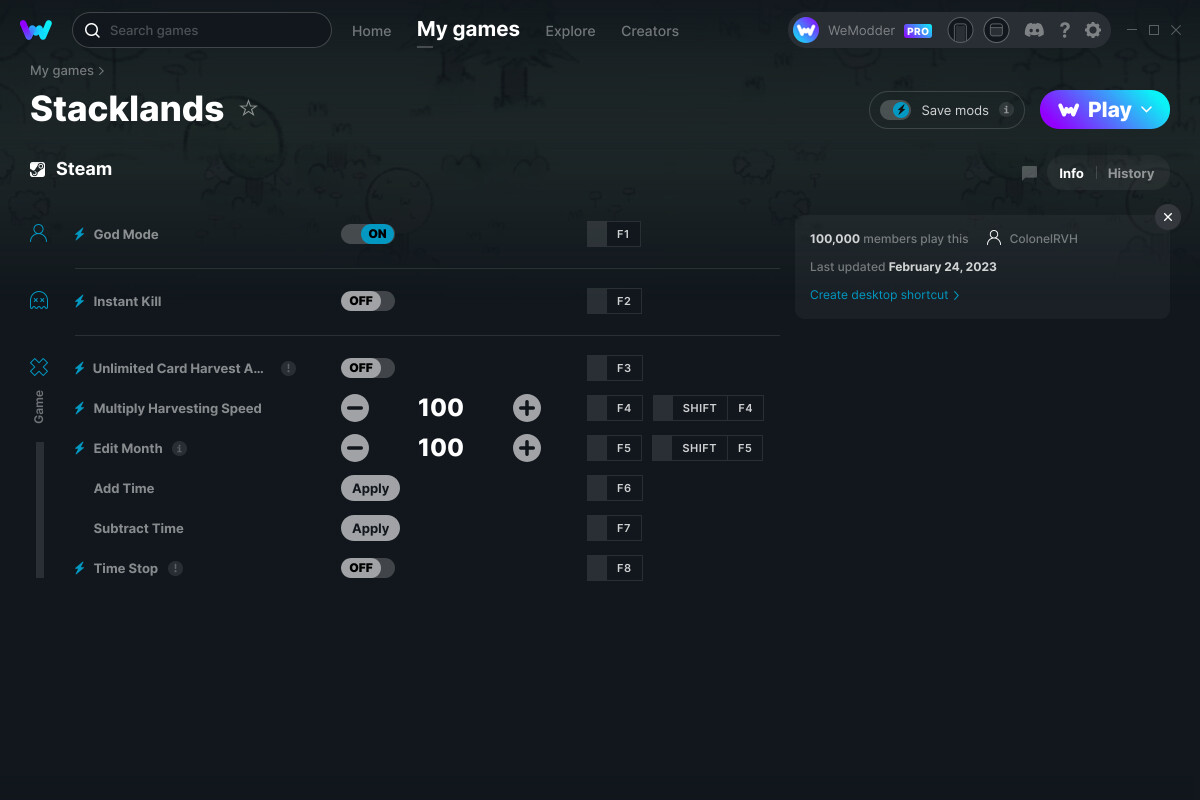 Stacklands Cheats and Trainer for Steam - Trainers - WeMod Community
