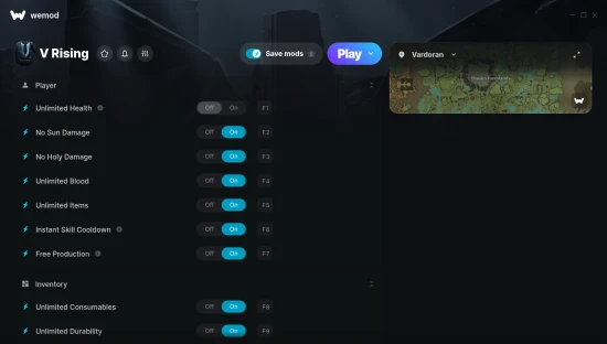 V Rising Cheats, Trainers and Maps for PC | WeMod