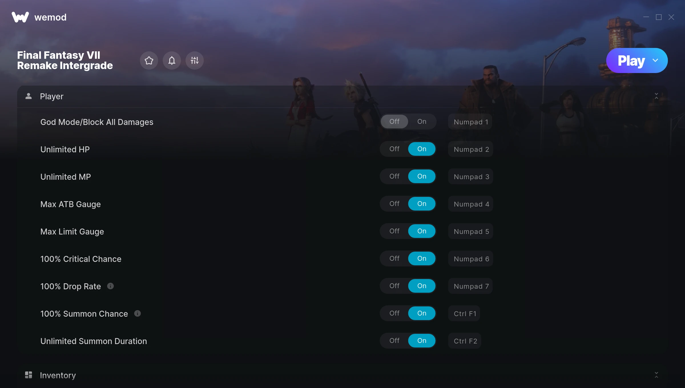 Final Fantasy VII Remake Intergrade Cheats & Trainers for PC | WeMod