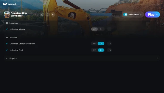 Construction Simulator Cheats & Trainers for PC | WeMod
