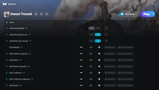 Sweet Transit Cheats & Trainers for PC | WeMod