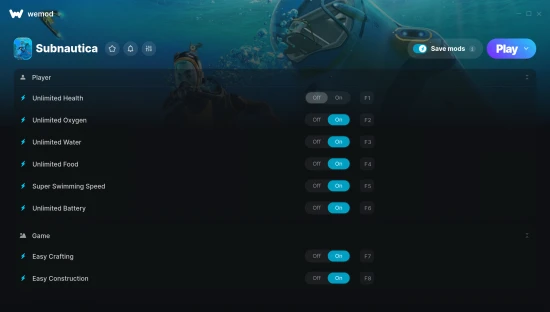 Subnautica Cheats & Trainers for PC | WeMod