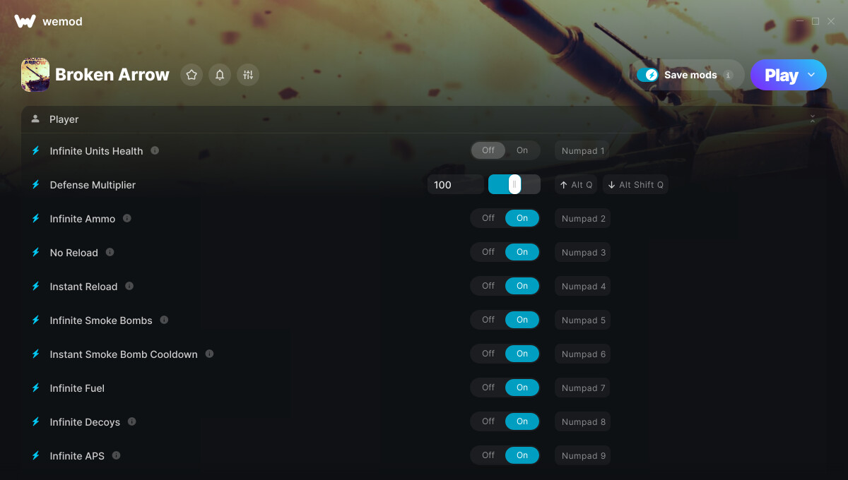 Broken Arrow Cheats and Trainer for Steam - Trainers - WeMod Community
