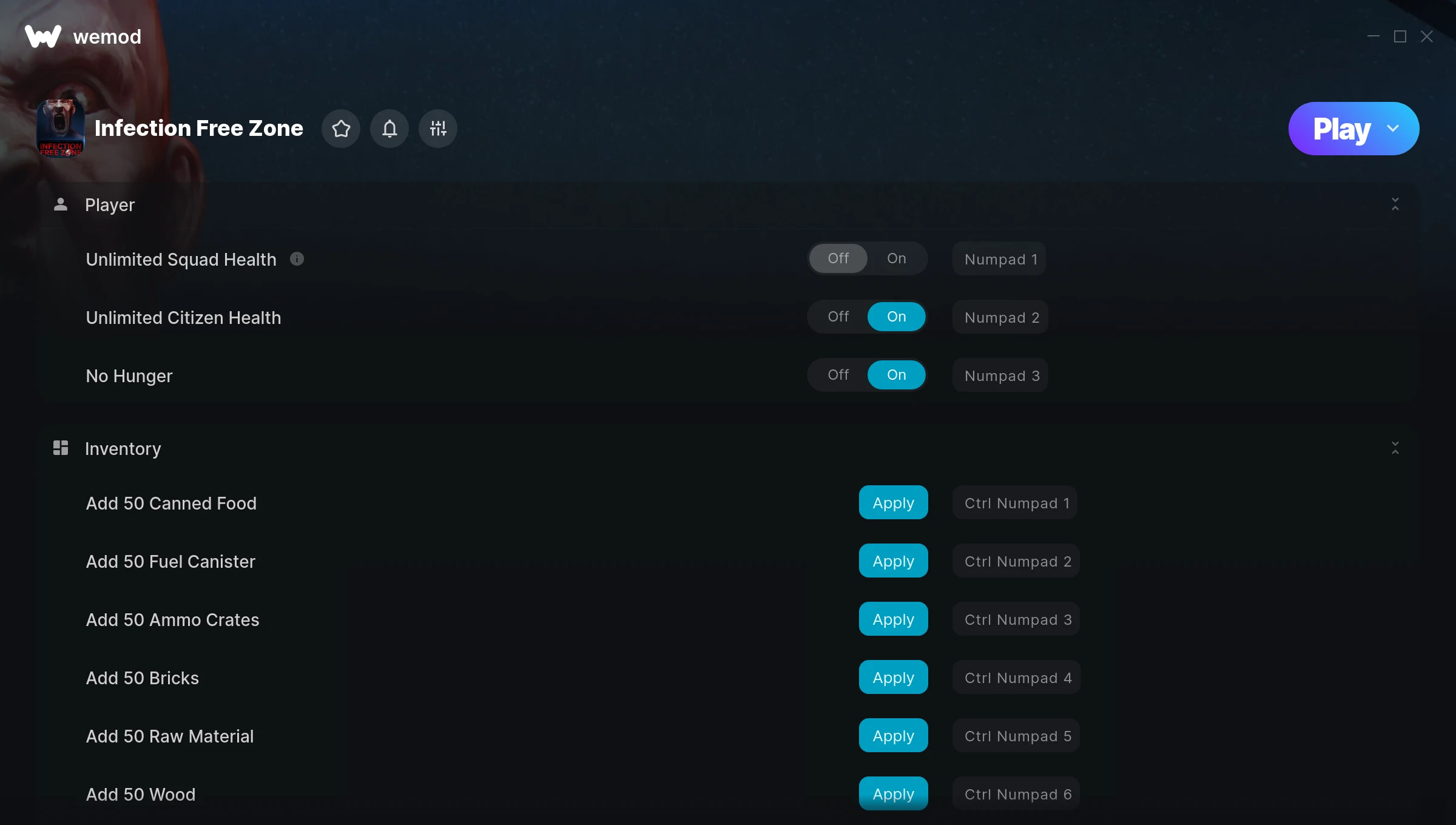 Infection Free Zone Cheats & Trainers for PC | WeMod