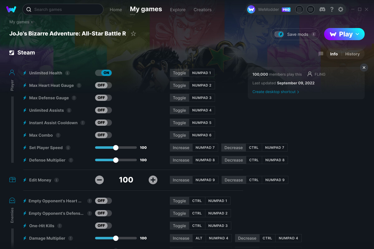 JoJo's Bizarre Adventure: All-Star Battle R Cheats and Trainer for ...