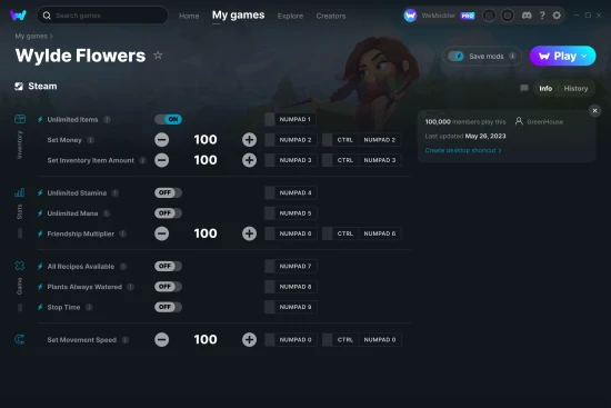 Wylde Flowers Cheats & Trainers for PC | WeMod