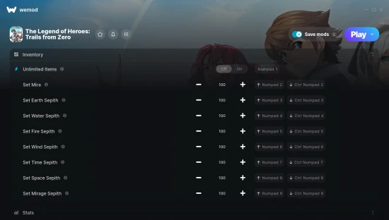 The Legend of Heroes: Trails from Zero Cheats & Trainers for PC | WeMod