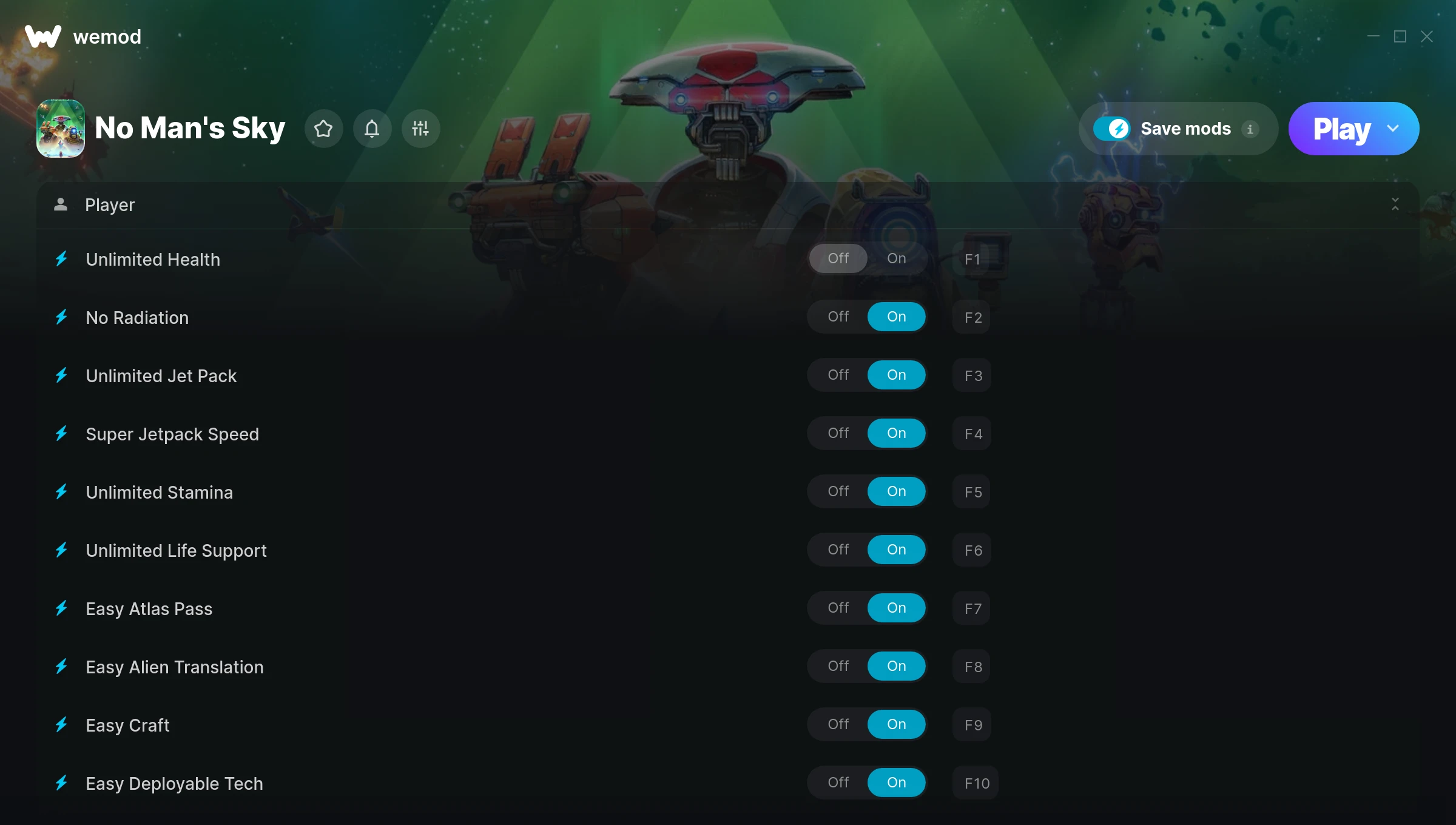 No Man's Sky Cheats & Trainers for PC | WeMod