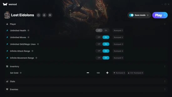 Lost Eidolons Cheats & Trainers for PC | WeMod