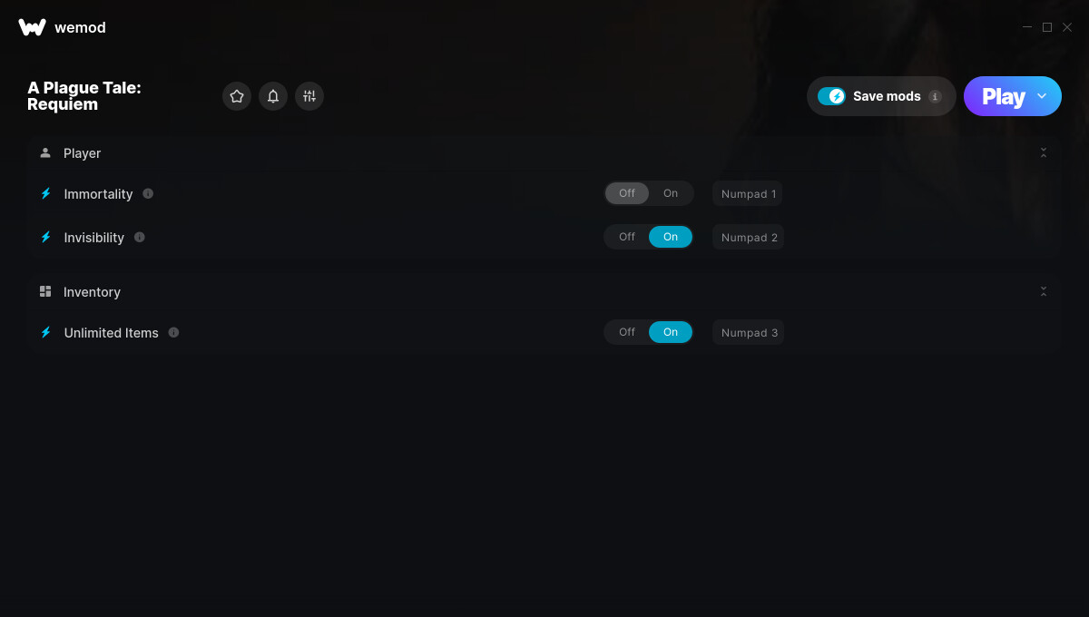 A Plague Tale: Requiem Cheats and Trainer for GOG - Trainers - WeMod ...