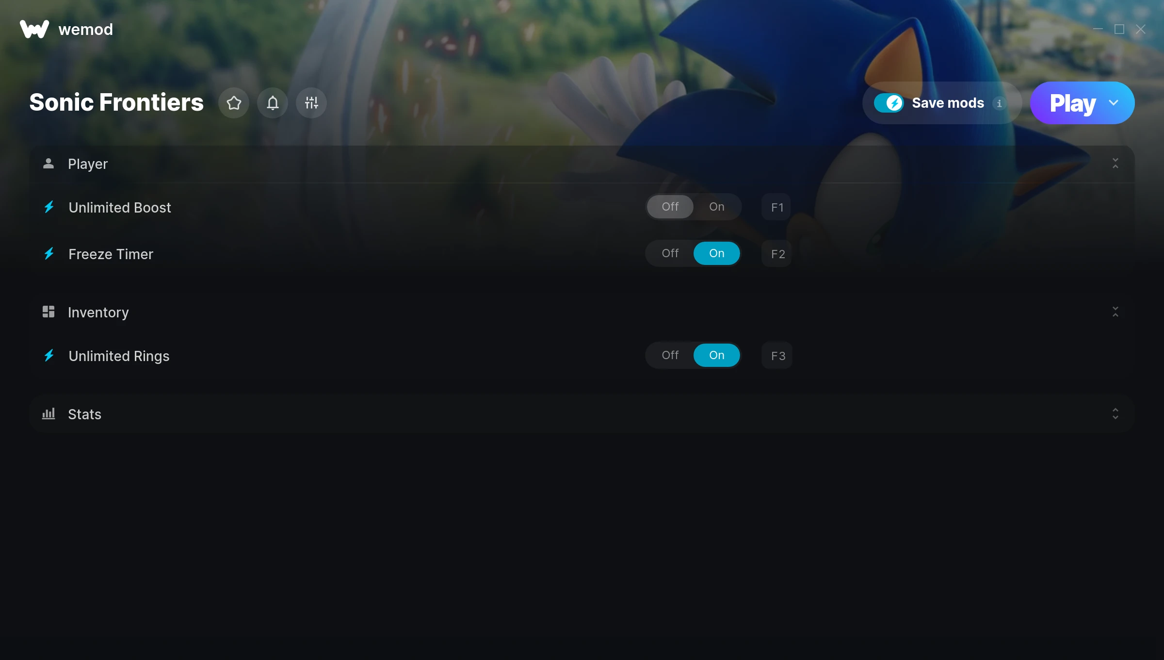 Sonic Frontiers Cheats & Trainers for PC | WeMod