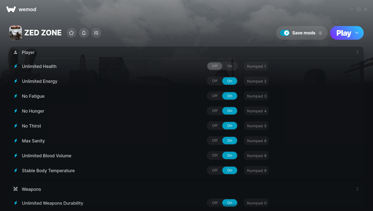 ZED ZONE Cheats and Trainer for Steam - Trainers - WeMod Community