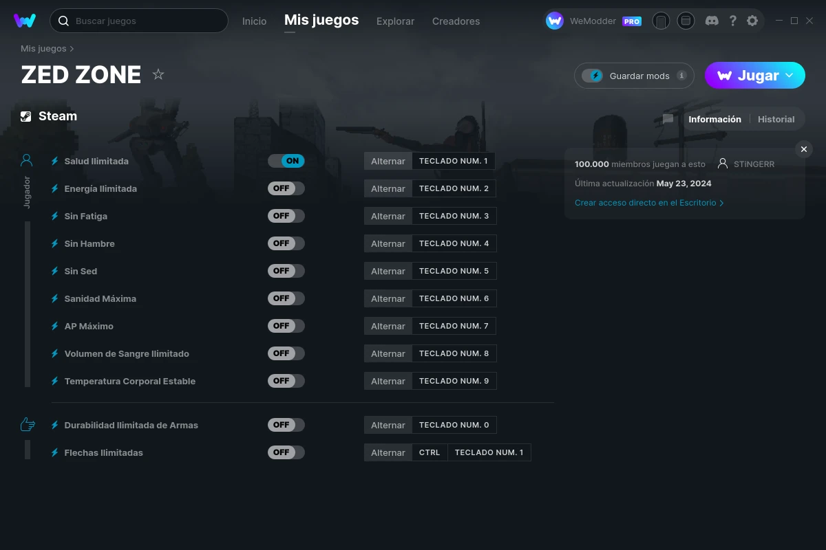 Trampas y Trainers de ZED ZONE para PC | WeMod