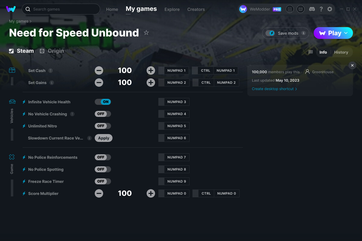 Need for Speed Unbound Cheats and Trainer for EA - Trainers - WeMod Community