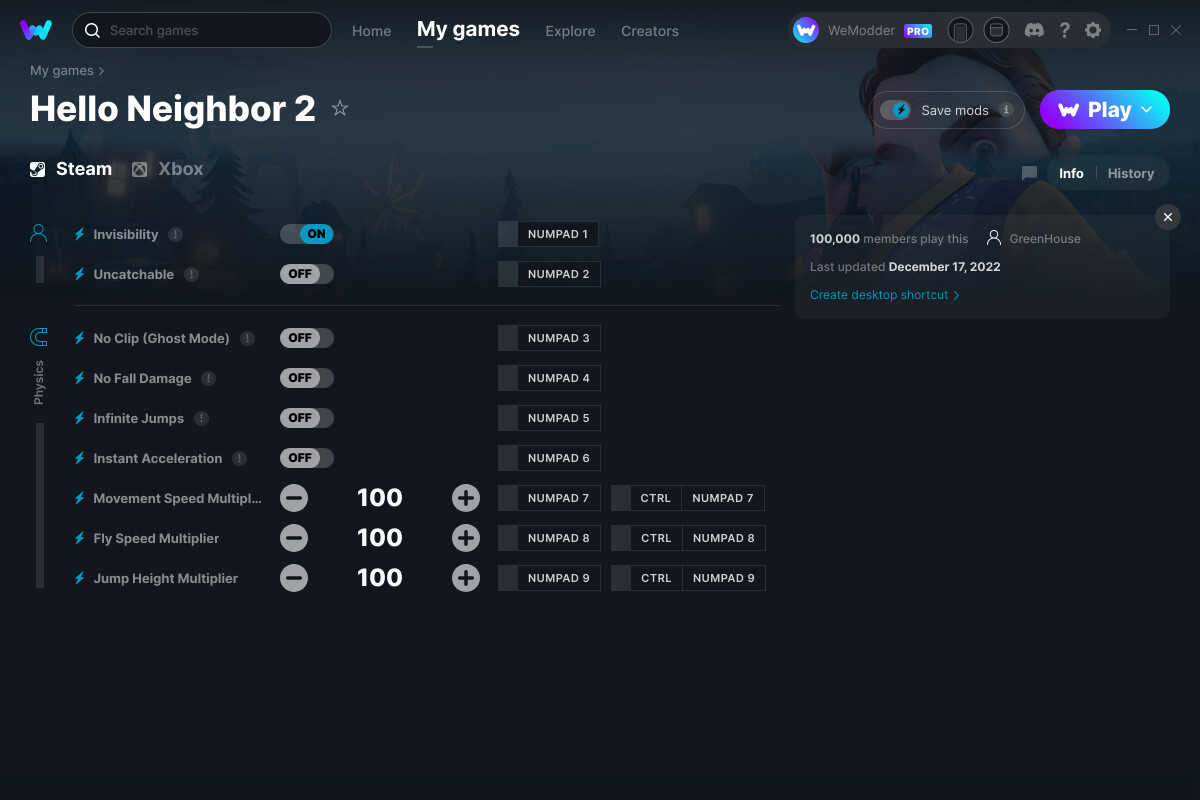 Hello Neighbor 2 Cheats and Trainer for Steam - Trainers - WeMod Community